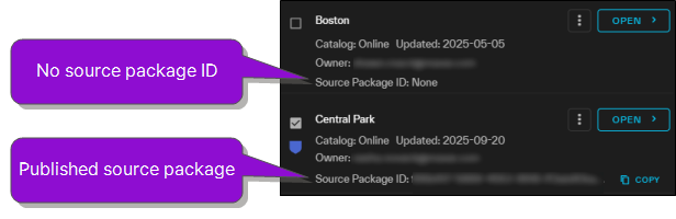 Publishing a Source Package